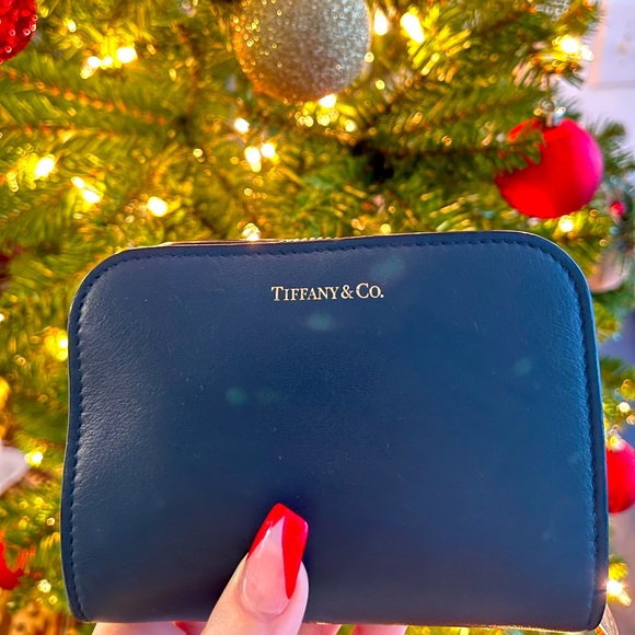 Tiffany & Co. | Bags | Navy Blue Tiffany Coin Wallet | Poshmark